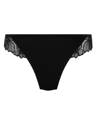 Hunkemoller - Jemima - String - Noir | ASOS