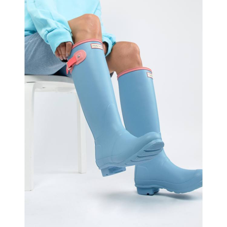 Blue Hunter Boots
