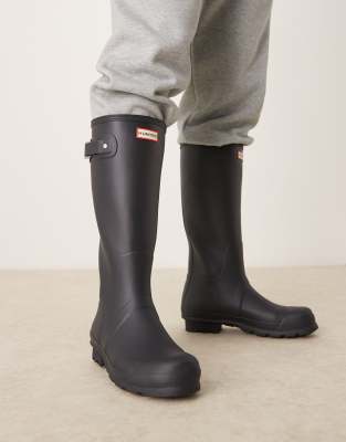 Hunter - Original - Tall - Wellington boots in marineblauw | ASOS