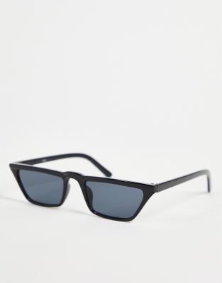 I Saw It First Flat Brow Micro Sunglasses In Black | ModeSens