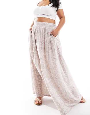 In The Style Plus - Jess Millichamp - Jupe mi-longue à petites fleurs ...