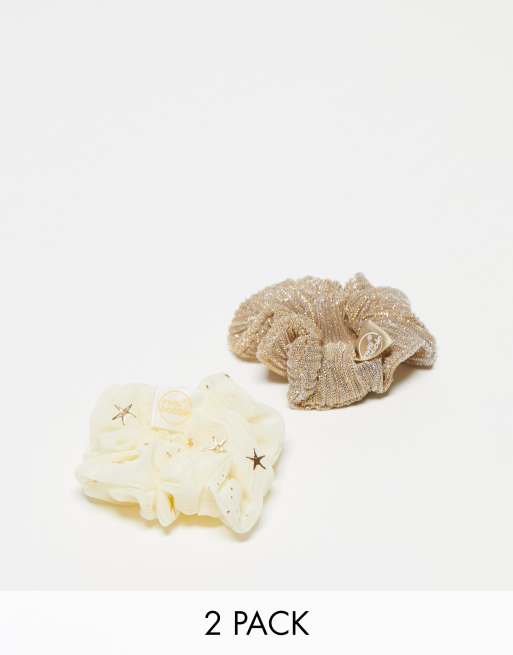 Invisibobble Time To Shine 2er Pack Sprunchie Haargummis Gold Asos