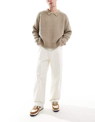 Jack & Jones - Alex - Jeans larghi écru | ASOS