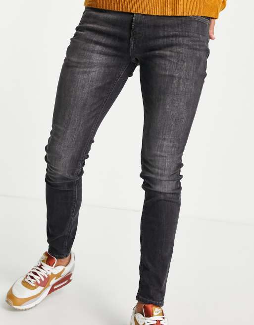 Jack & Jones Intelligence - Liam - Jean coupe skinny - Gris délavé | ASOS