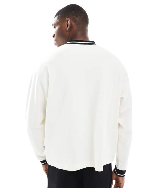 Jack & Jones soccer jersey in white | ASOS