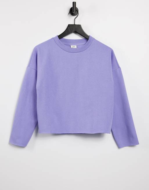 JDY sudadera boxy en mezcla de algodón en color lila - PURPLE | ASOS