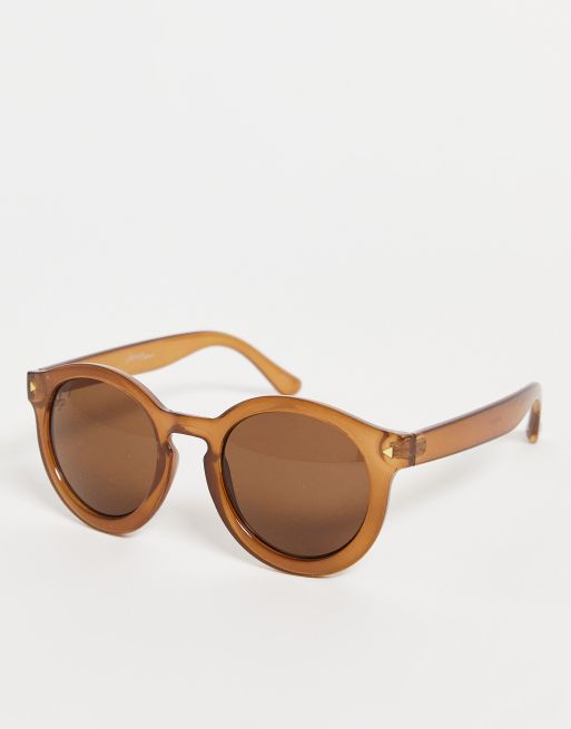Jeepers Peepers ovale solbriller med skildpaddemønster | ASOS