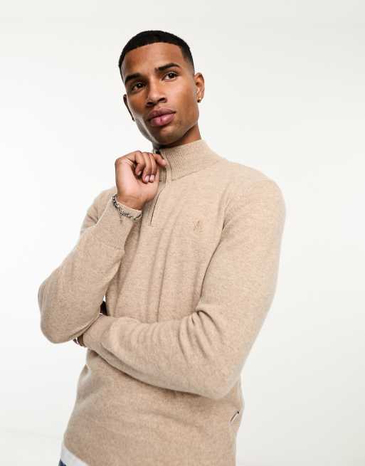 Jersey color camel de tricot Peak de Scalpers | ASOS