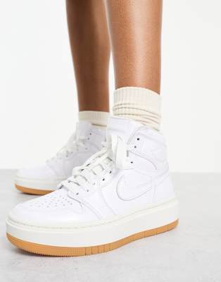 Jordan – Air 1 Elevate – Vita sneakers med höga skaft | ASOS