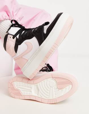 Jordan – AJ1 Elevate – Sneaker in Atmosphären-Rosa und Schwarz mit ...