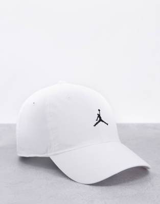 Jordan Jumpman logo baseball cap in white | ASOS