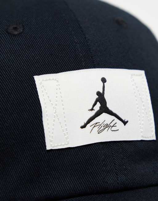 Jordan patch logo cap in black | ASOS