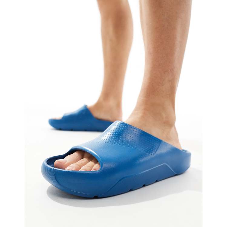Jordan Post slide in blue ASOS
