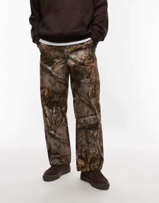 Jordan woven trousers in real tree camo | ASOS