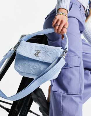 Juicy Couture – Jacquard-Handtasche zum Umhängen aus Frottee in ...