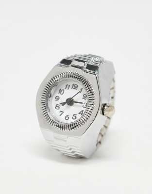 Kaiia – Exclusive – Interaktiver Uhr-Ring aus Edelstahl in Silberoptik ...