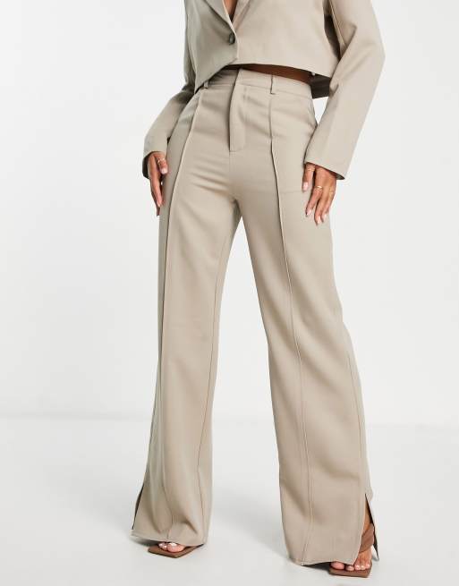 Kaiia relaxed tailored co-ord in stone | ASOS