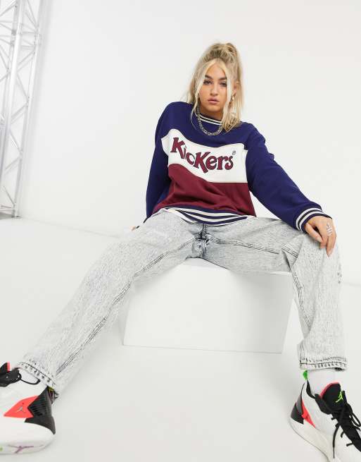 Kickers - Sweat-shirt oversize avec logo vintage sur le devant | ASOS