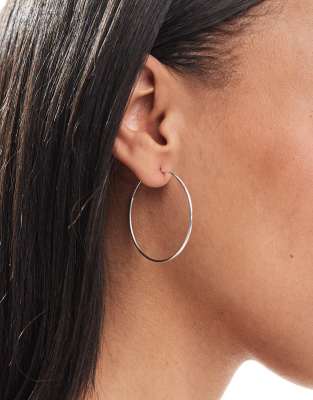 Kingsley Ryan - Grote oorringen van 40mm van sterling zilver | ASOS