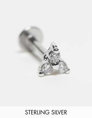 Kingsley Ryan – Labret-Stecker aus Sterlingsilber mit dreifachem ...