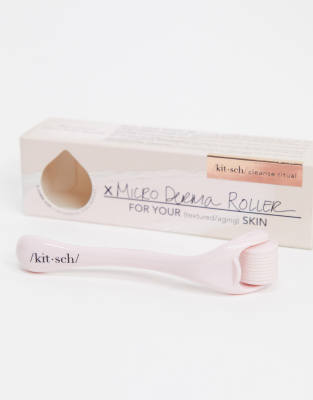 Kitsch - Micro Derma Facial Roller - Gezichtsroller in blush | ASOS