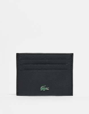 Lacoste logo wallet with coin pocket in black | ASOS
