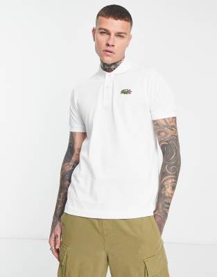 Lacoste x Stranger Things polo shirt in white | The Hoxton Trend