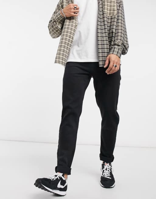 LDN DNM carrot fit jeans in washed black | ASOS