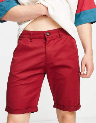 Le Breve - Short chino - Bordeaux | ASOS