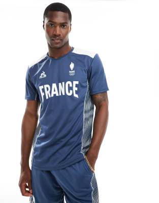 Le Coq Sportif - Maillot de sport de l'équipe de France à logo Jeux ...