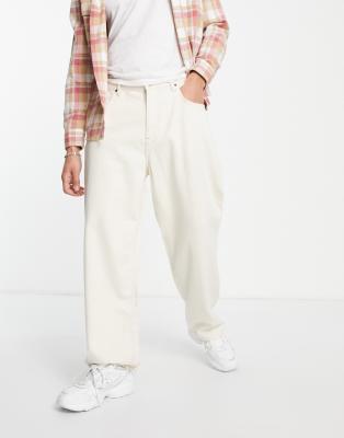 Lee – Asher – Locker geschnittene Jeans in Ecru | ASOS