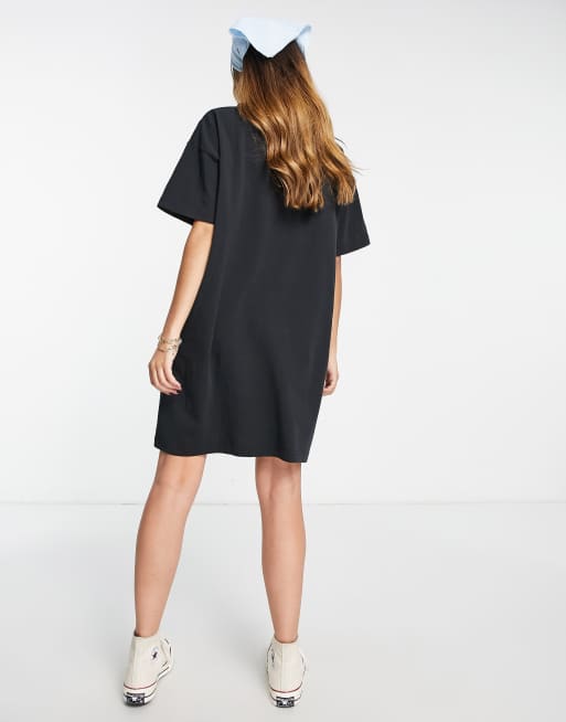 Lee T Shirt Dress In Black Asos