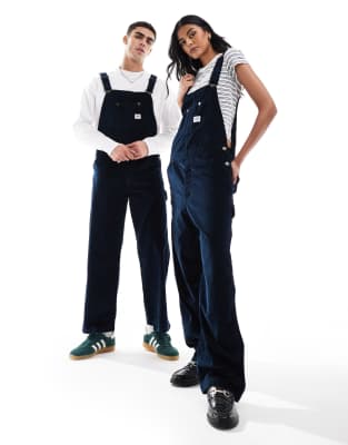 Lee - Unisex - Arbejdstøj - Marineblå overalls med afslappet pasform i ...