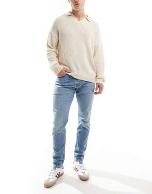 Levi's 512 slim tapered fit jeans in light wash blue | ASOS