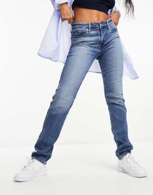 Levi's 712 slim jeans in mid blue | ASOS