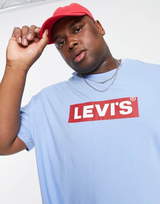 Levis light blue t shirt store