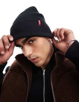 Levi's - Bonnet ample à étiquette logo rouge - Bleu marine | ASOS