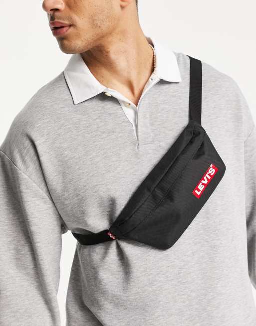 Levi's bumbag with boxtab logo in black | ASOS