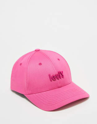 Levi's – Kappe in knalligem Rosa mit kleinem Logo | ASOS