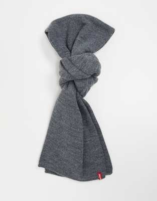 Levi's limit scarf in grey with small logo | ASOS