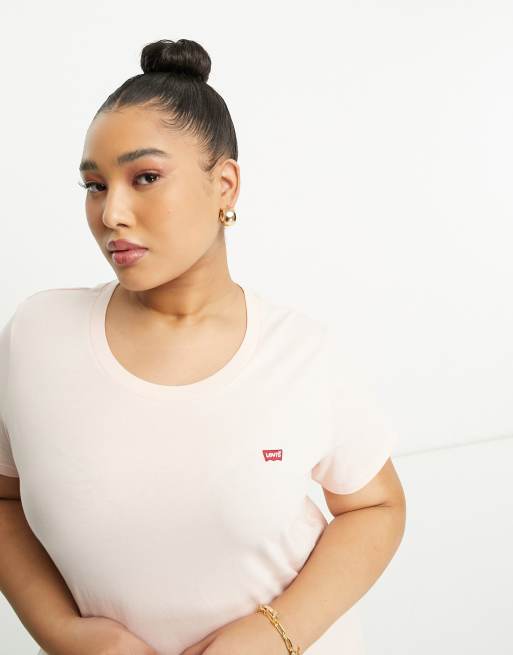 Levis Plus Perfect T Shirt Rose Asos