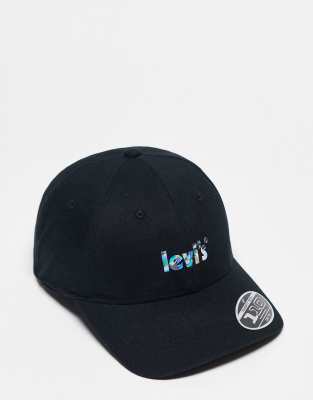 Levi's poster logo cap in black | ASOS