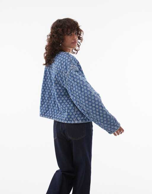 Levi's quilted denim jacket store