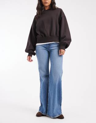 Levi's ribcage bells high rise flare jeans in light blue from Levi's ...