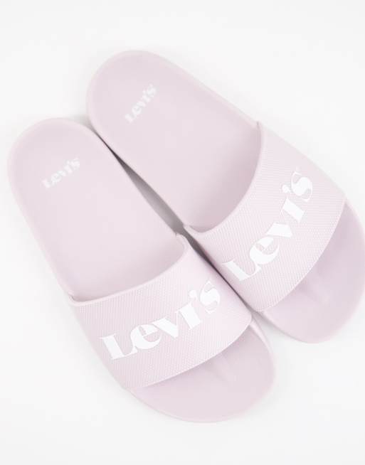 Levi's - Sliders lilla monocromatiche con logo | ASOS