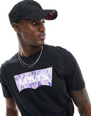 Levi's t-shirt in black with batwing art print logo | ASOS