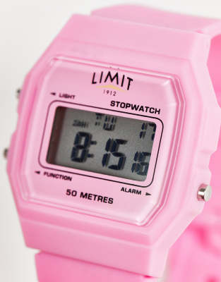 Limit Digital Watch In Pink | ModeSens