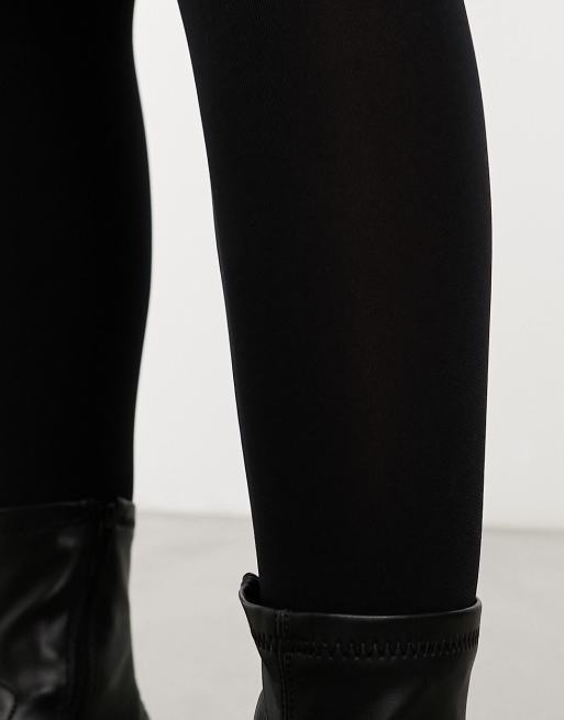 Lindex 80 den tights in black | ASOS