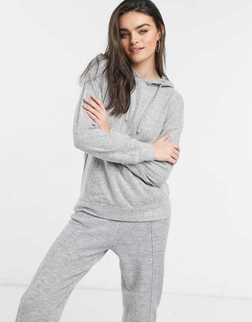 Lindex Felicity super soft lounge hoodie in grey | ASOS