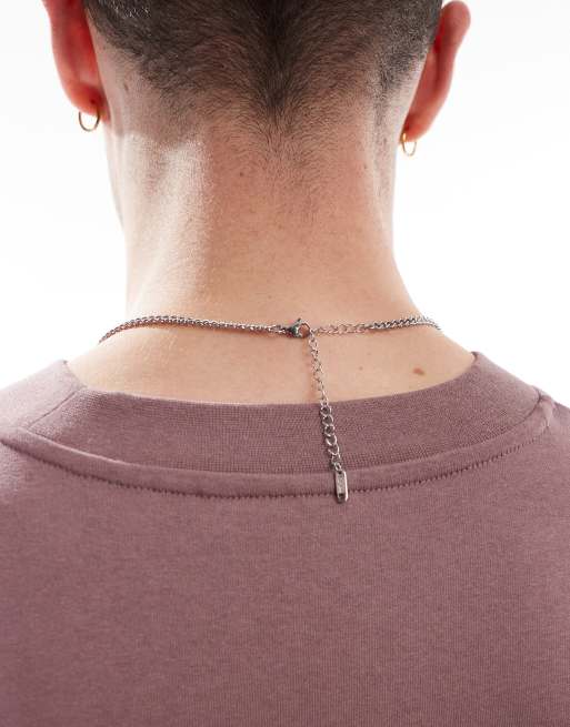 Lost Souls 4mm curb chain necklace in stainless steel | ASOS